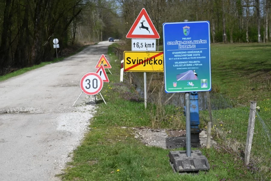 | Krenula sanacija ceste Veliko Svinjičko – Brezovica